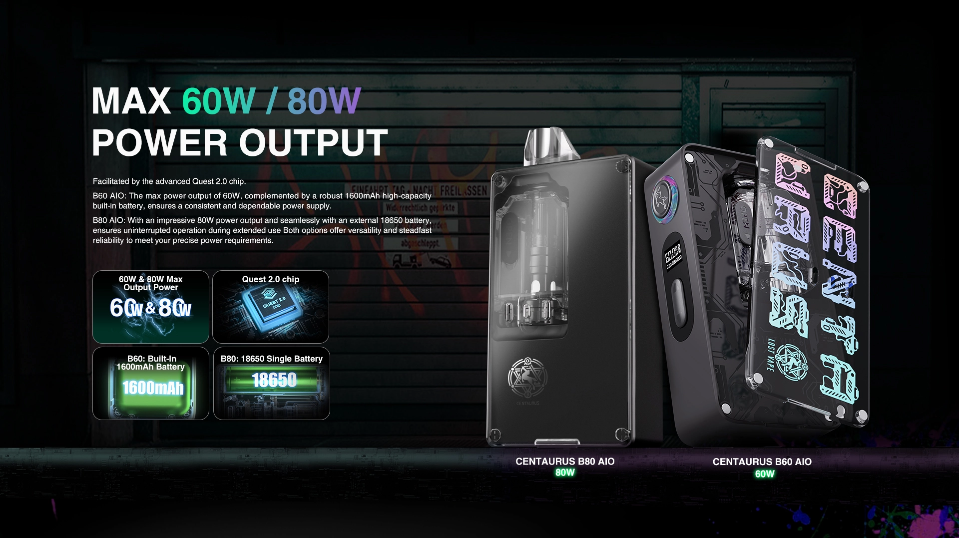 CENTAURUS B80 AIO - Lost Vape