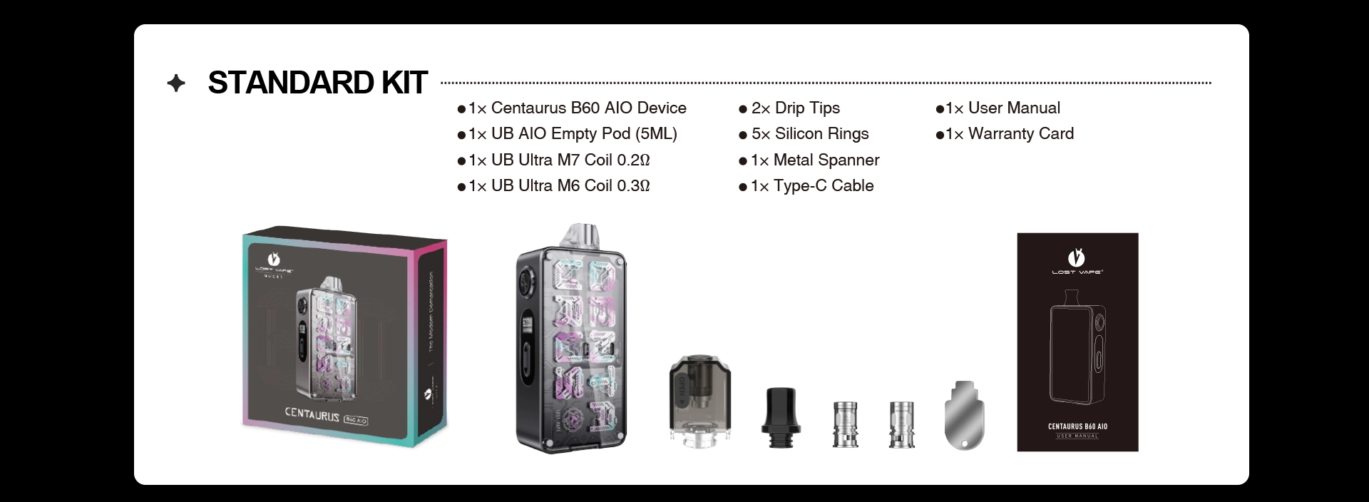 CENTAURUS B80 AIO - Lost Vape