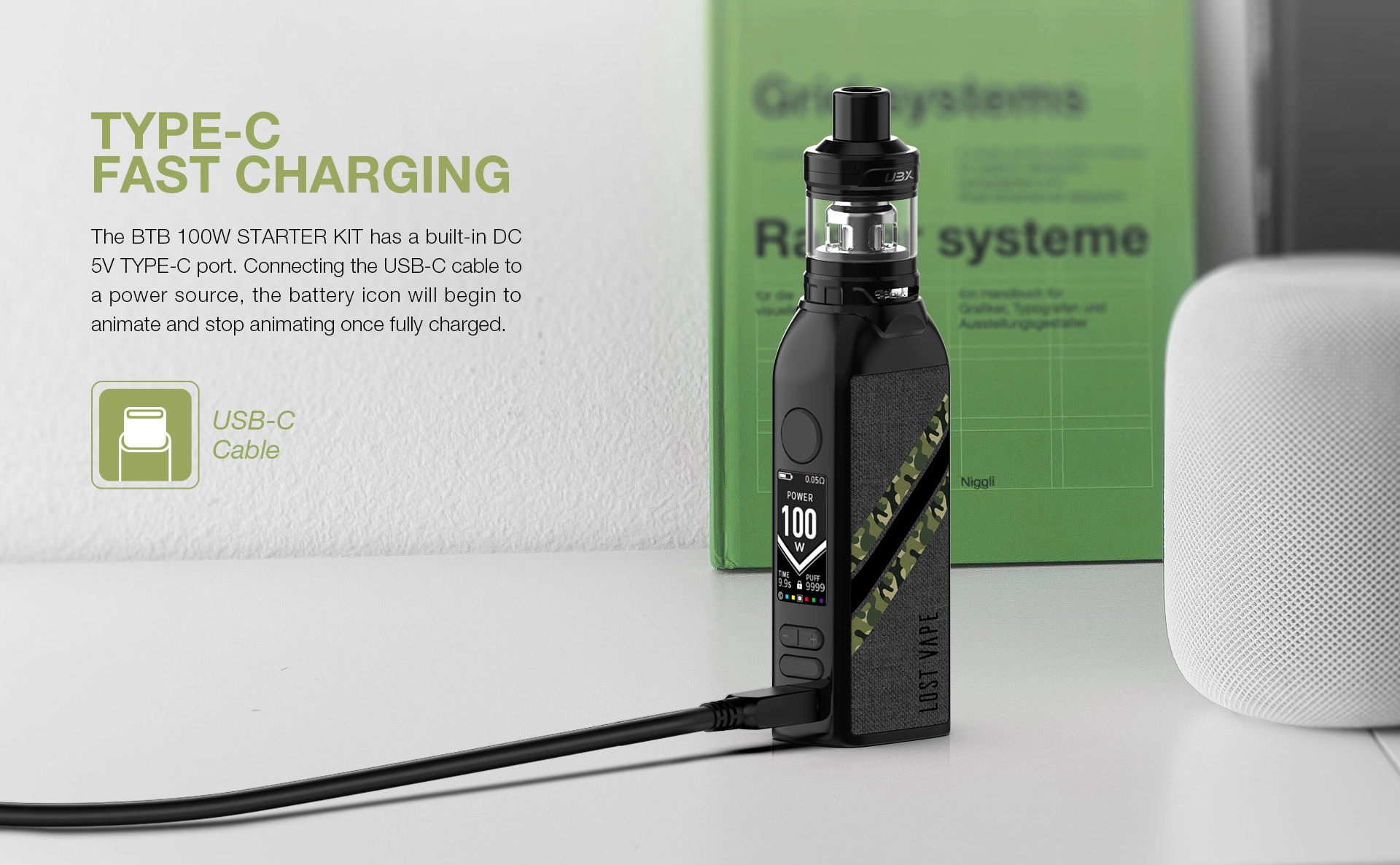 BTB (BACK TO BASIC) 100W STARTER - Lost Vape