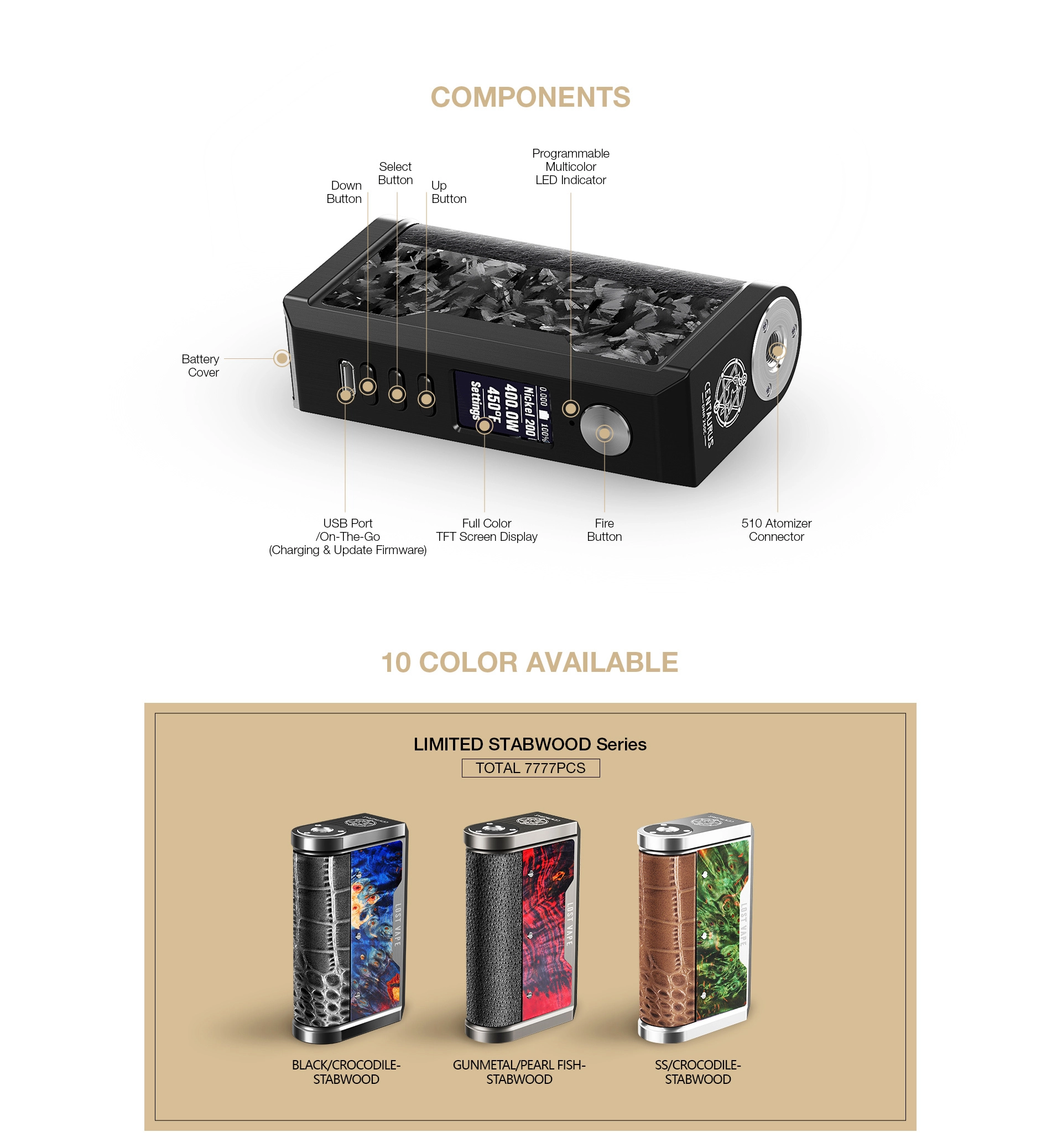 CENTAURUS DNA 250C - Lost Vape