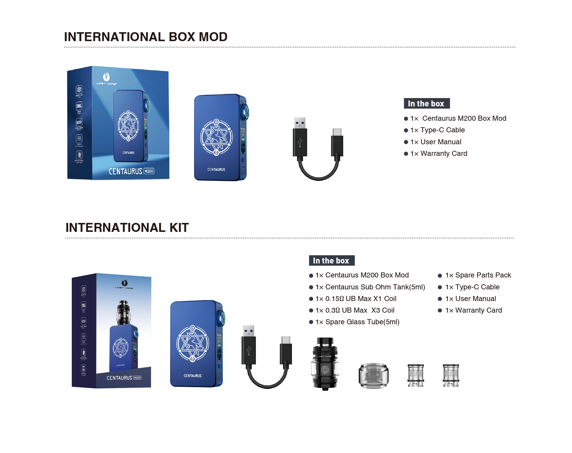 CENTAURUS M200 - Lost Vape