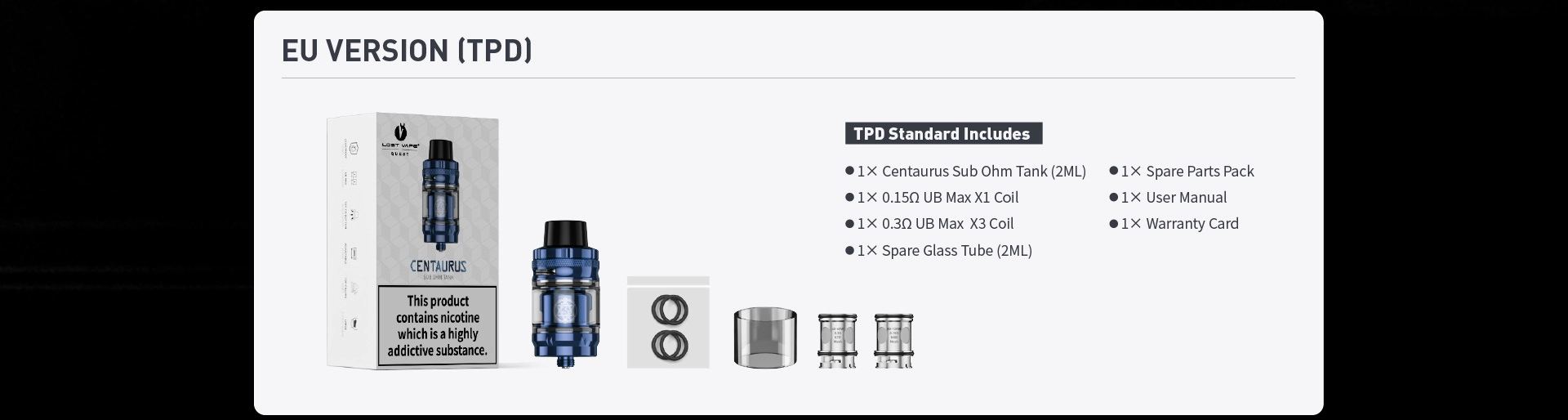 CENTAURUS Q200 KIT - Lost Vape