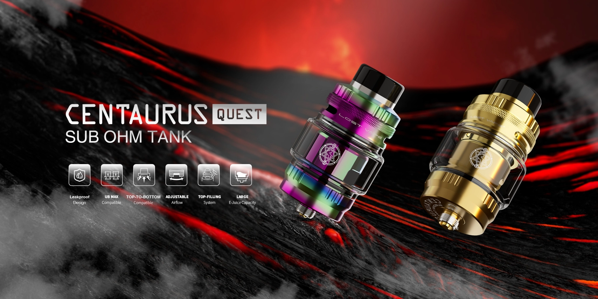 CENTAURUS SUB OHM TANK - Lost Vape