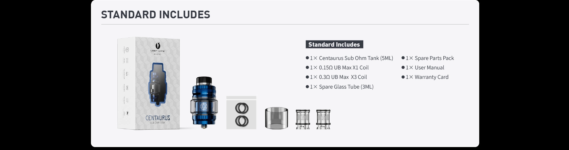 CENTAURUS SUB OHM TANK - Lost Vape