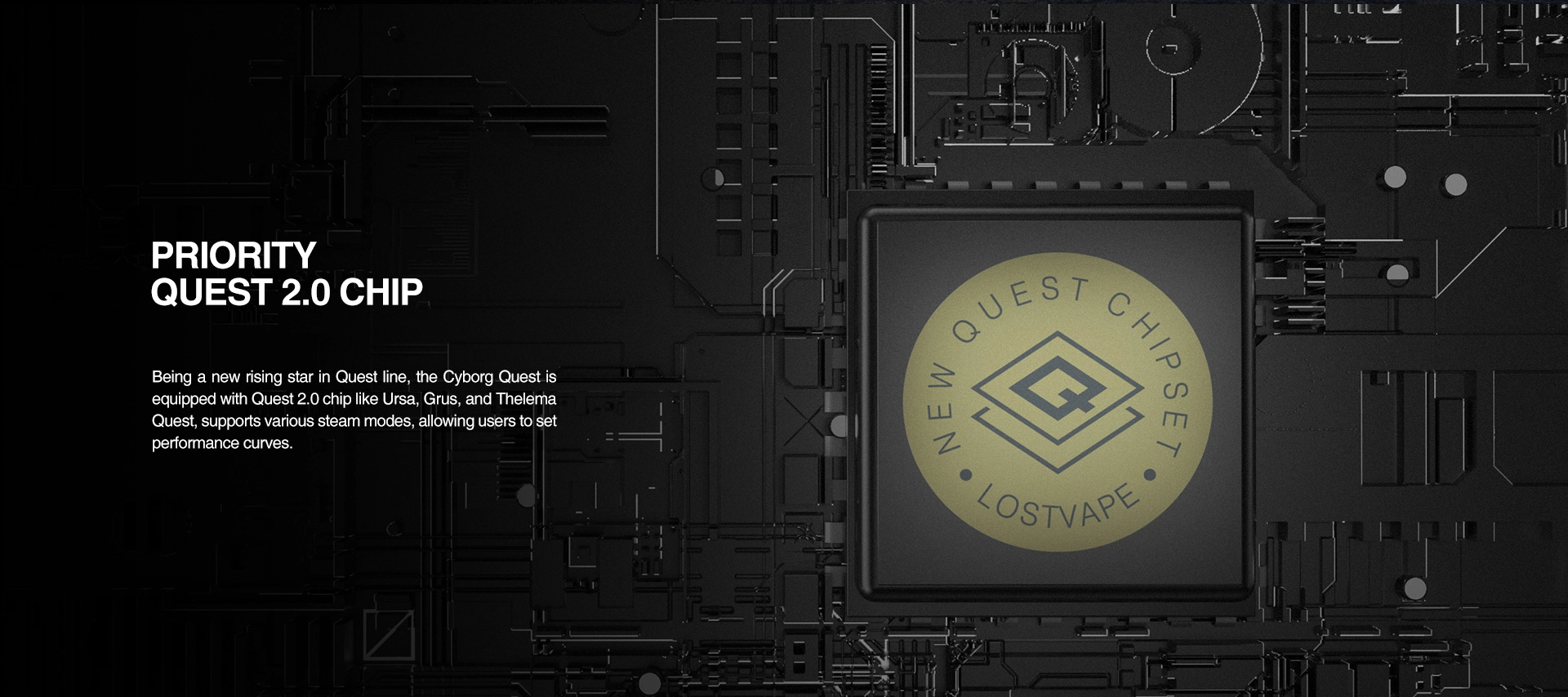 CYBORG QUEST 100W BOX MOD - Lost Vape