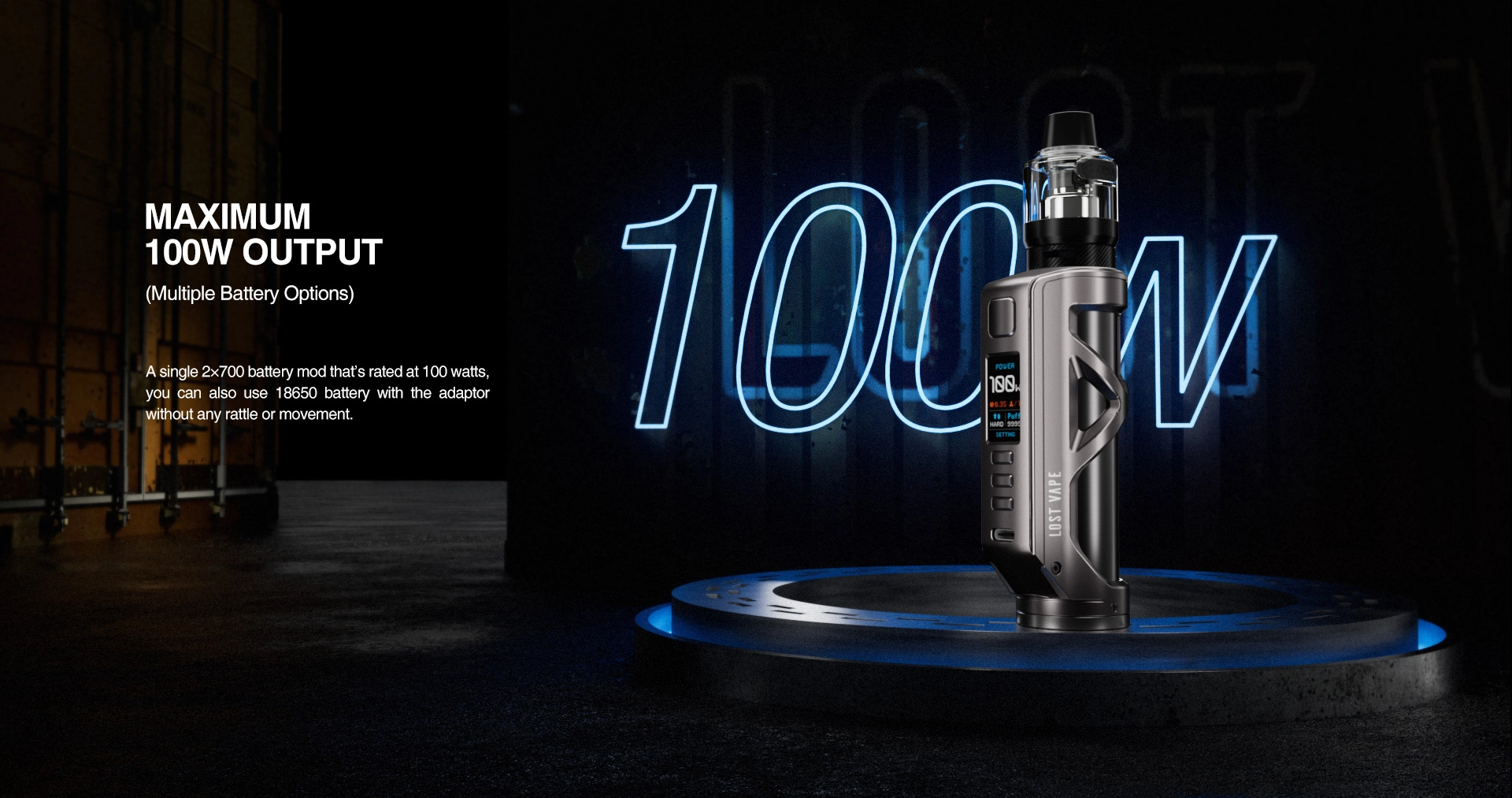CYBORG QUEST 100W BOX MOD - Lost Vape
