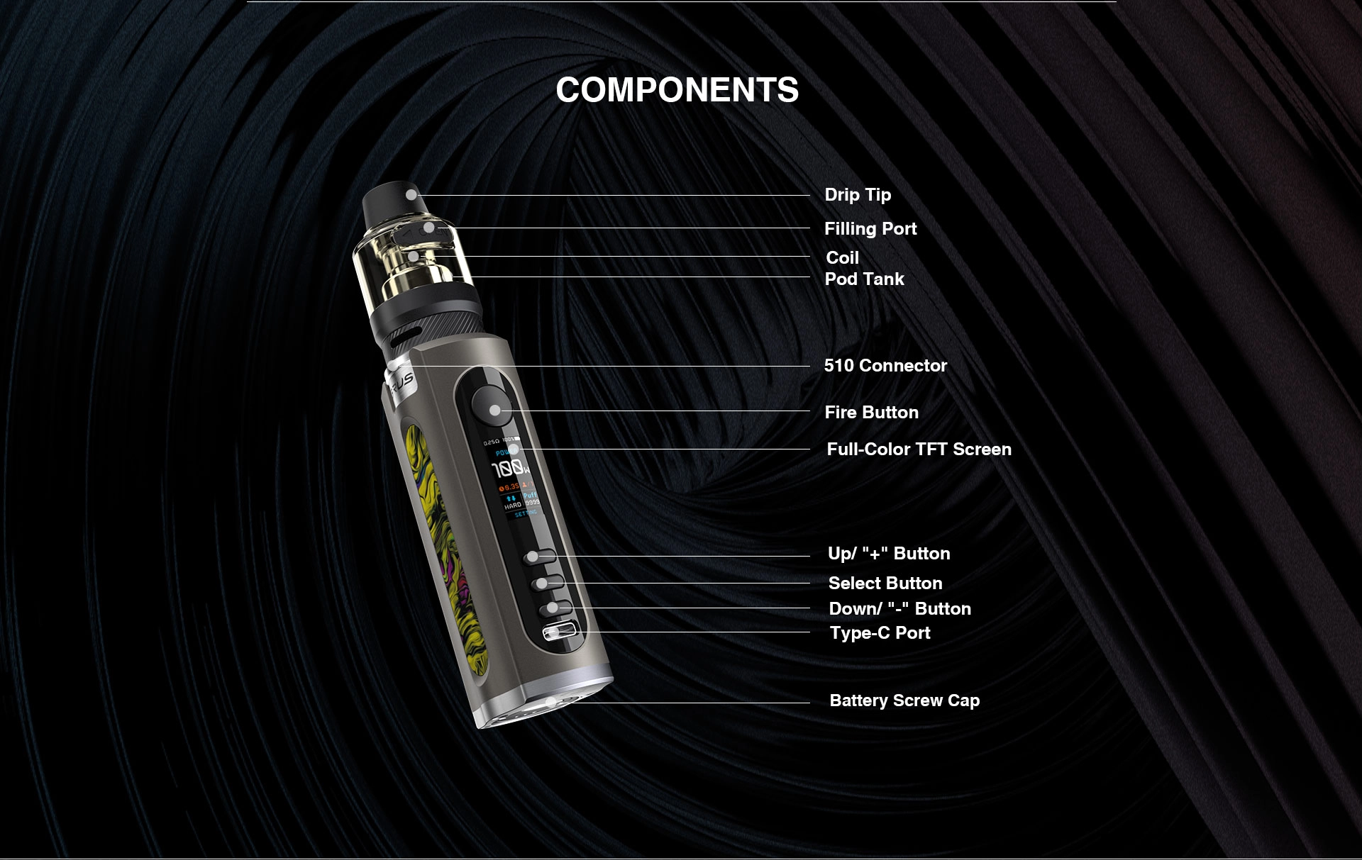 GRUS 100W MOD - Lost Vape
