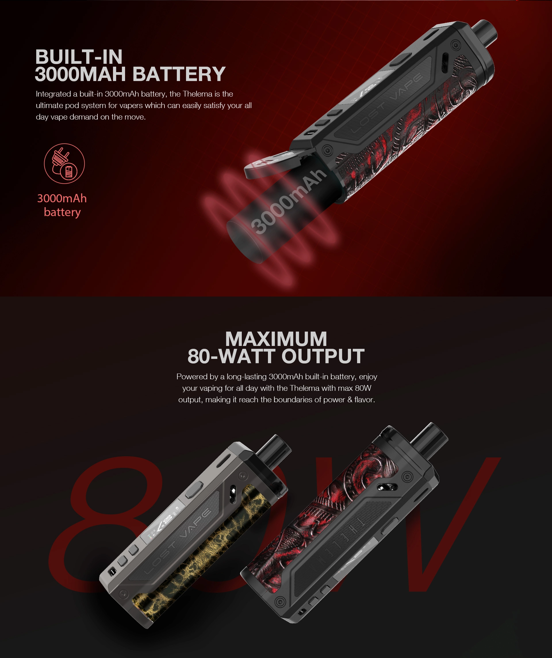 THELEMA 80W - Lost Vape