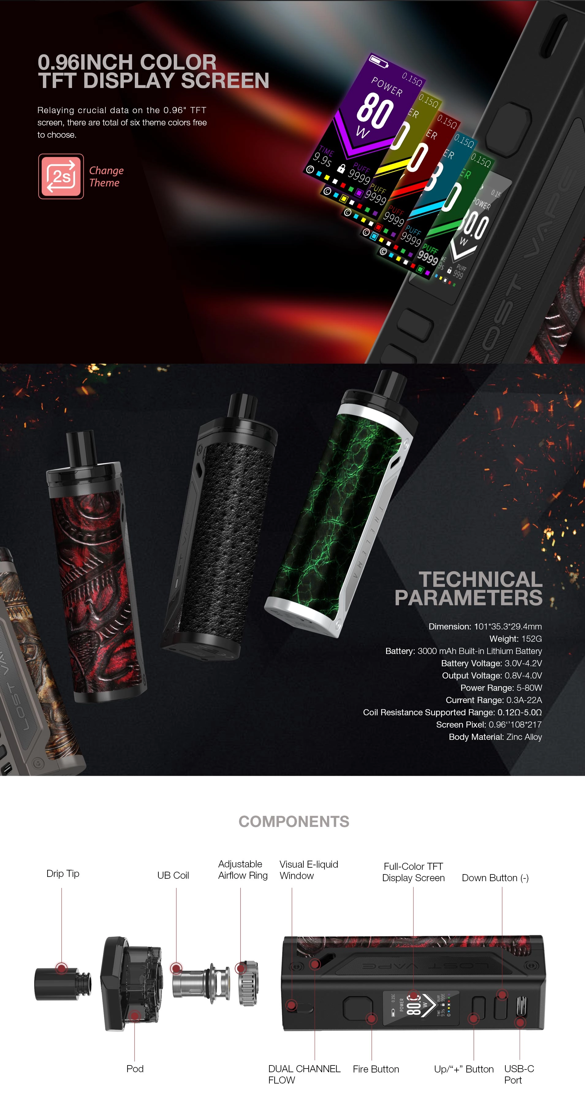 THELEMA 80W - Lost Vape