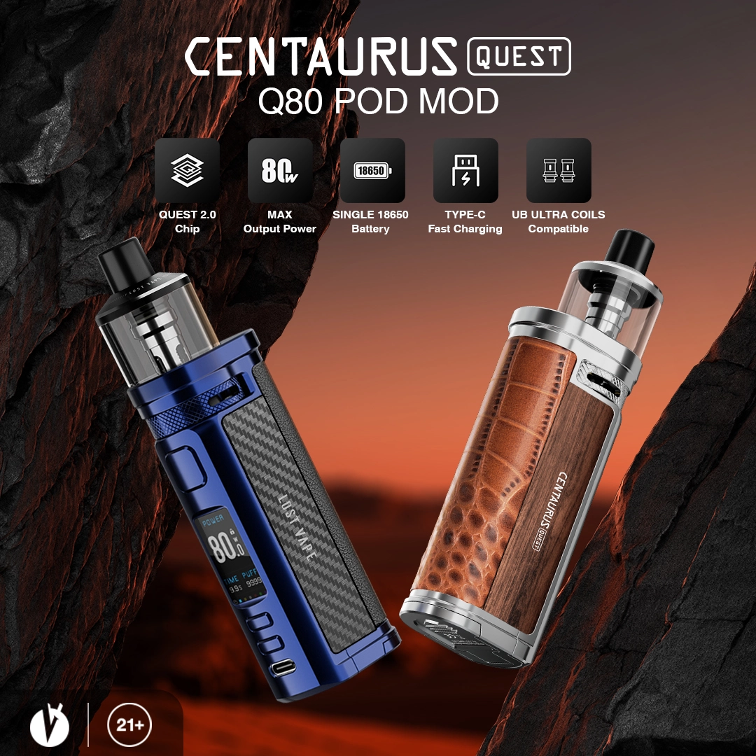LOST VAPE CENTAURUS Q80 POD MOD LAUNCHING - Lost Vape