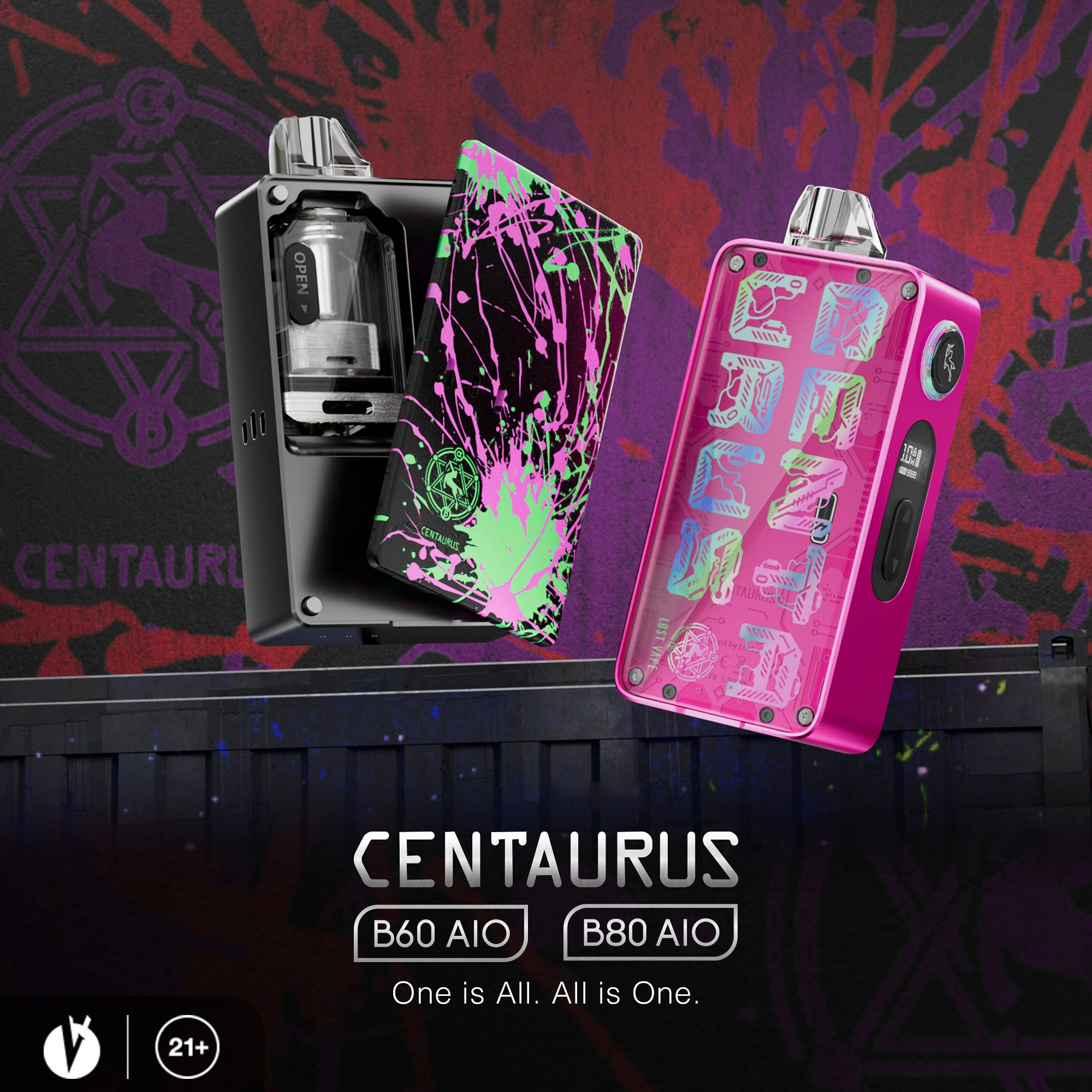 LOST VAPE CENTAURUS B60 AIO & CENTAURUS B80 AIO POD MOD - Lost Vape