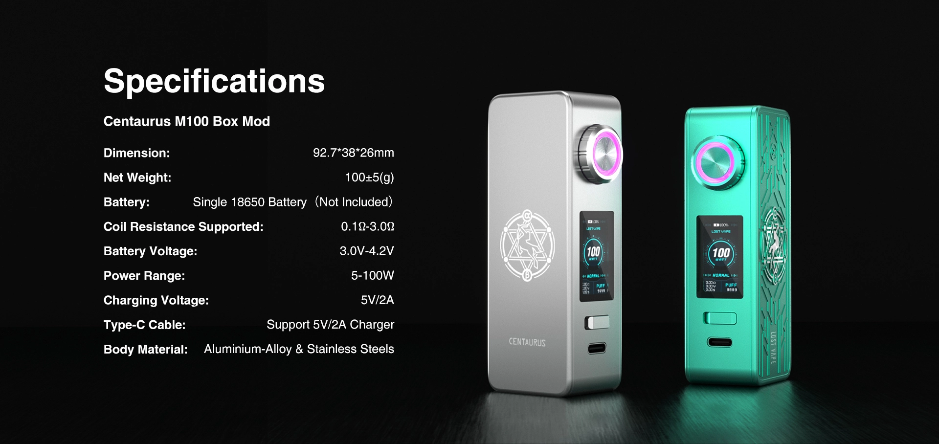 CENTAURUS M100 - Lost Vape