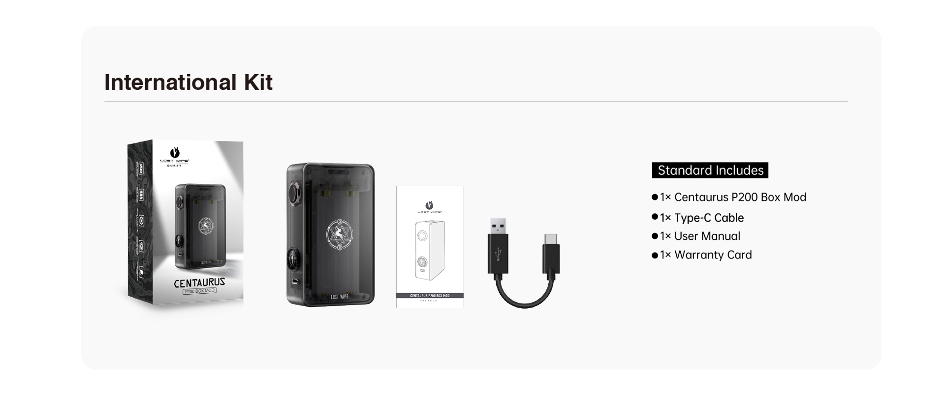 CENTAURUS P200 - Lost Vape