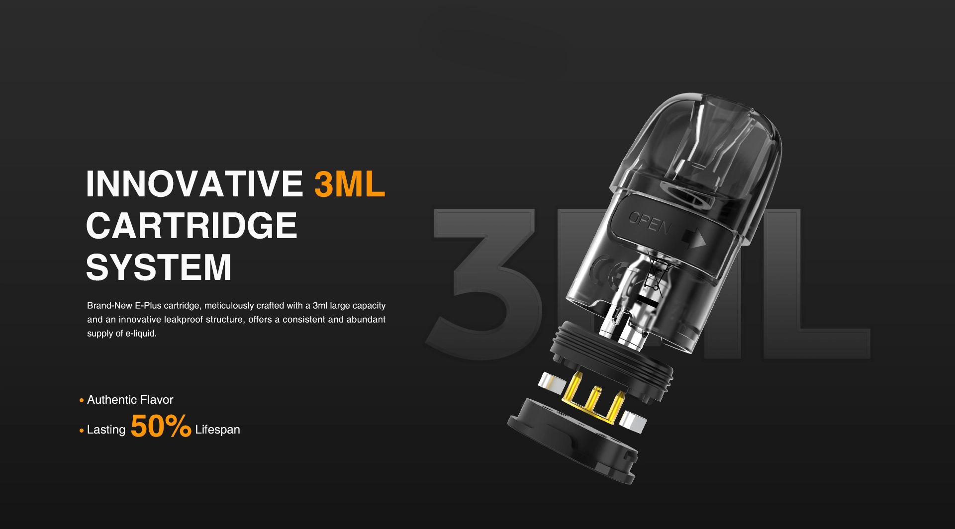 E PLUS (RBA) Cartridge - Lost Vape