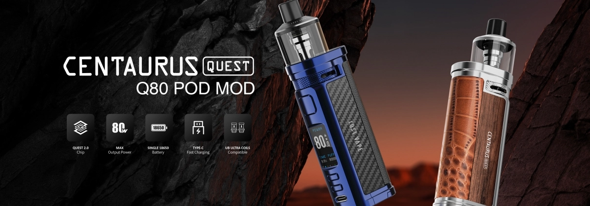 Centaurus Q80 Pod Mod Review: Comes With 80W and 18650 Battery - Lost Vape