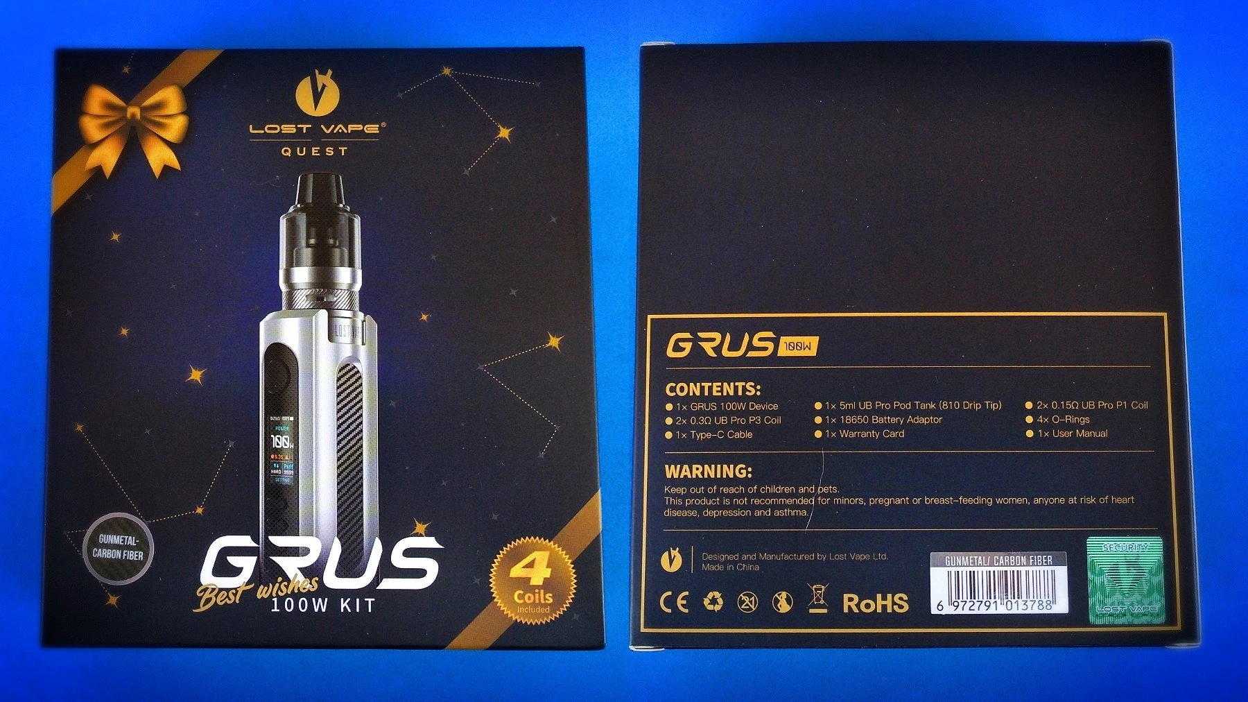 Lost Vape GRUS v2 + UB Pro Pod Tank - Lost Vape