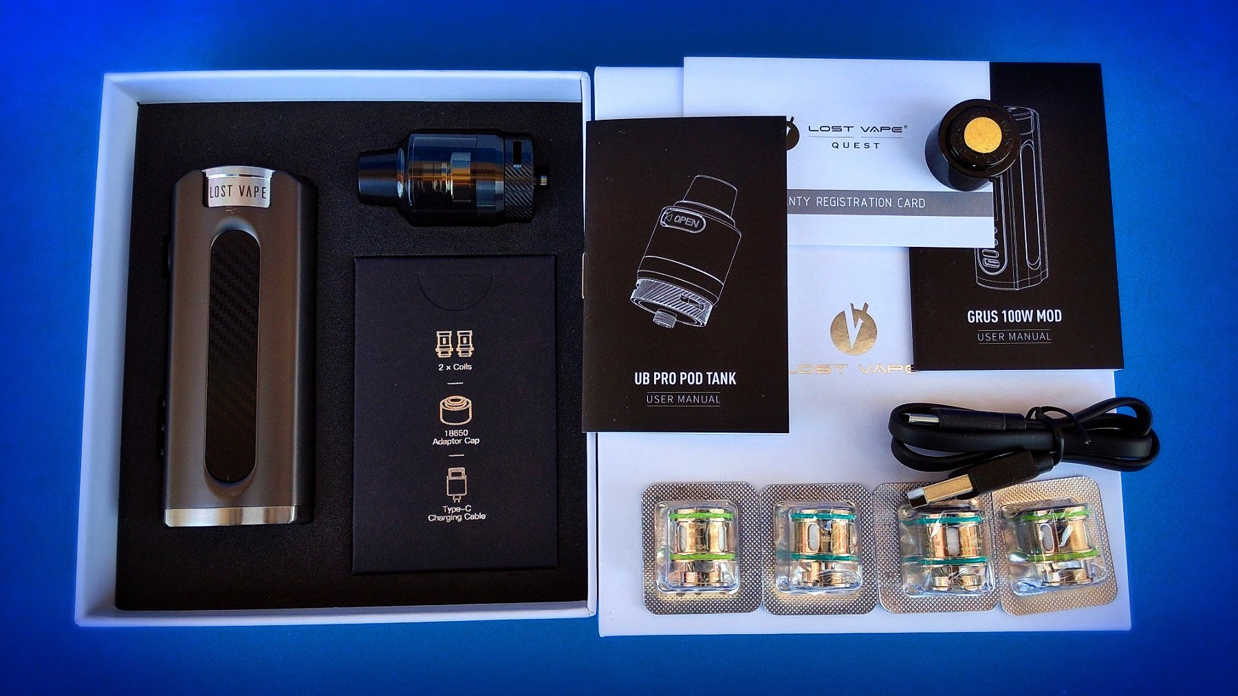 Lost Vape GRUS v2 + UB Pro Pod Tank - Lost Vape