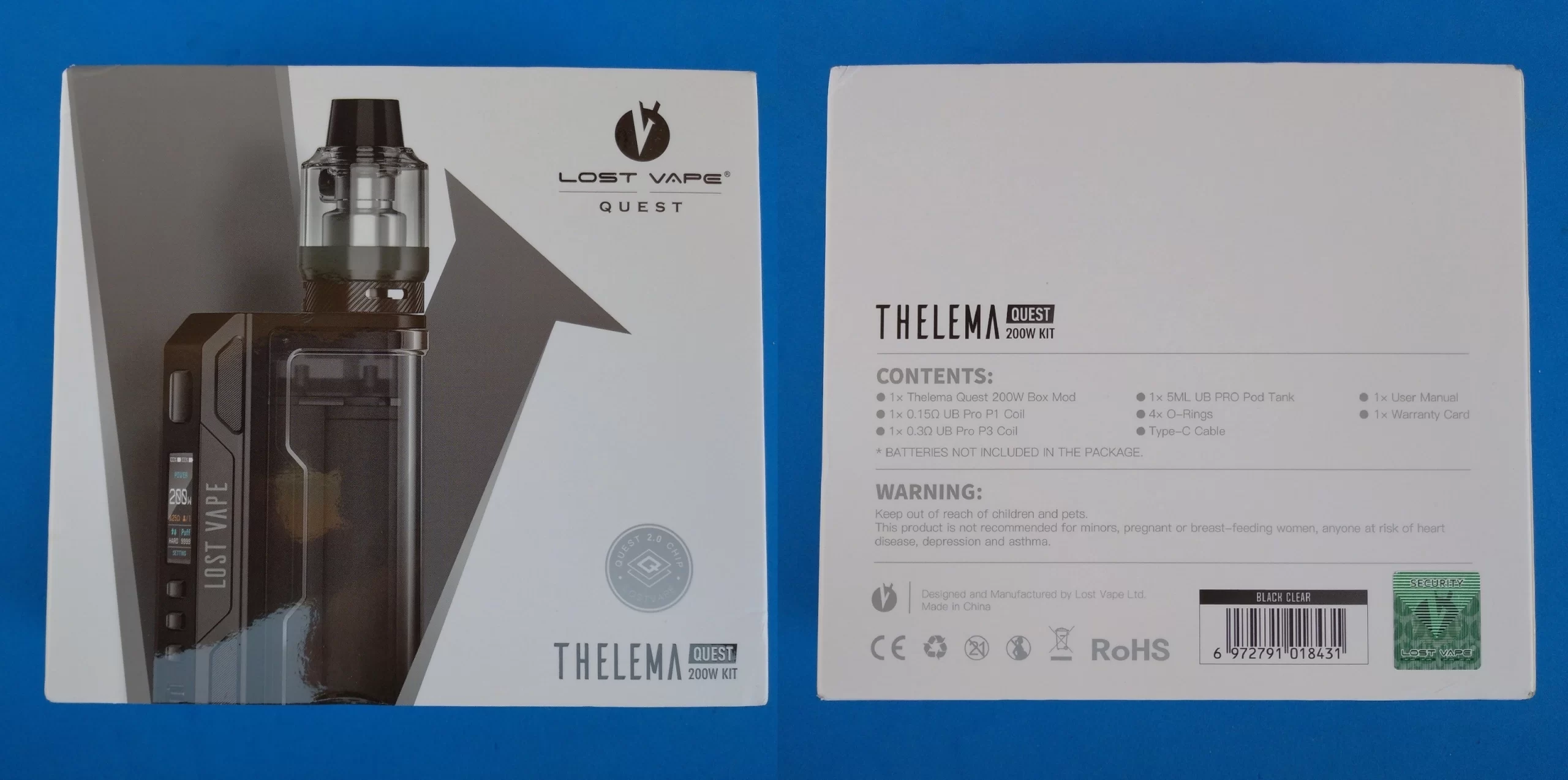 Lost Vape Thelema Quest 200W Kit Review - Lost Vape