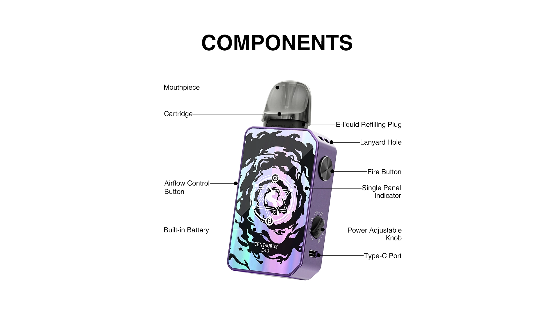 CENTAURUS E40 POD KIT - Lost Vape