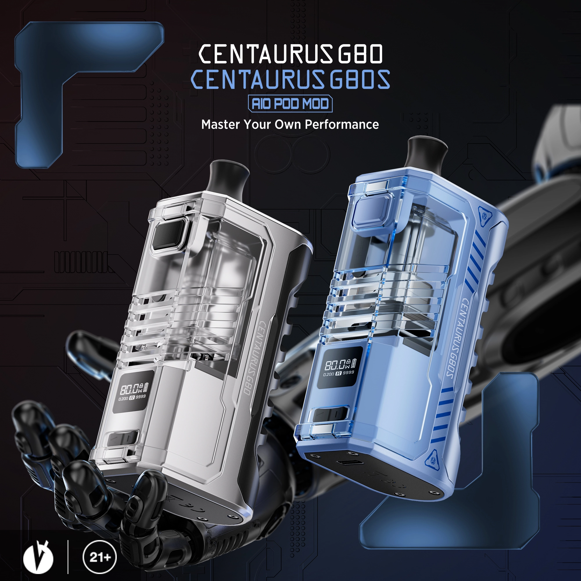 LOST VAPE CENTAURUS G80/G80S AIO POD MOD LAUNCHING - Lost Vape