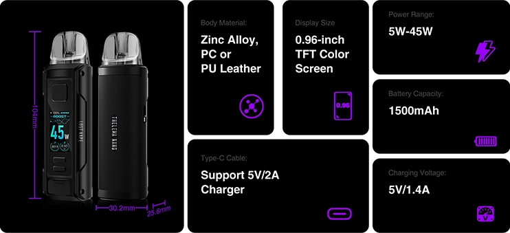 THELEMA NANO POD KIT - Lost Vape