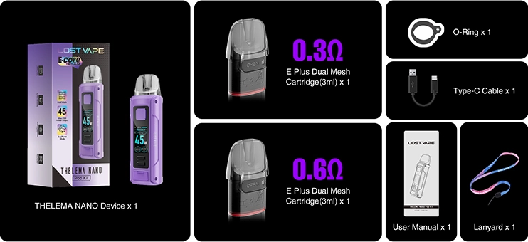 THELEMA NANO POD KIT - Lost Vape