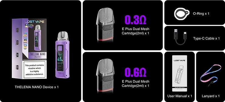 THELEMA NANO POD KIT - Lost Vape
